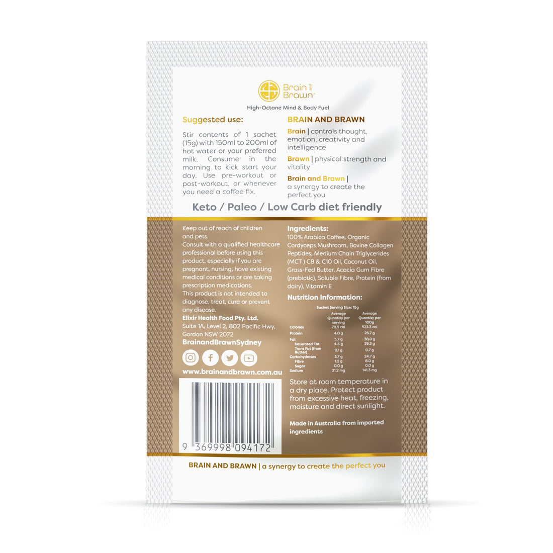 Products – Brain and Brawn Sydney
